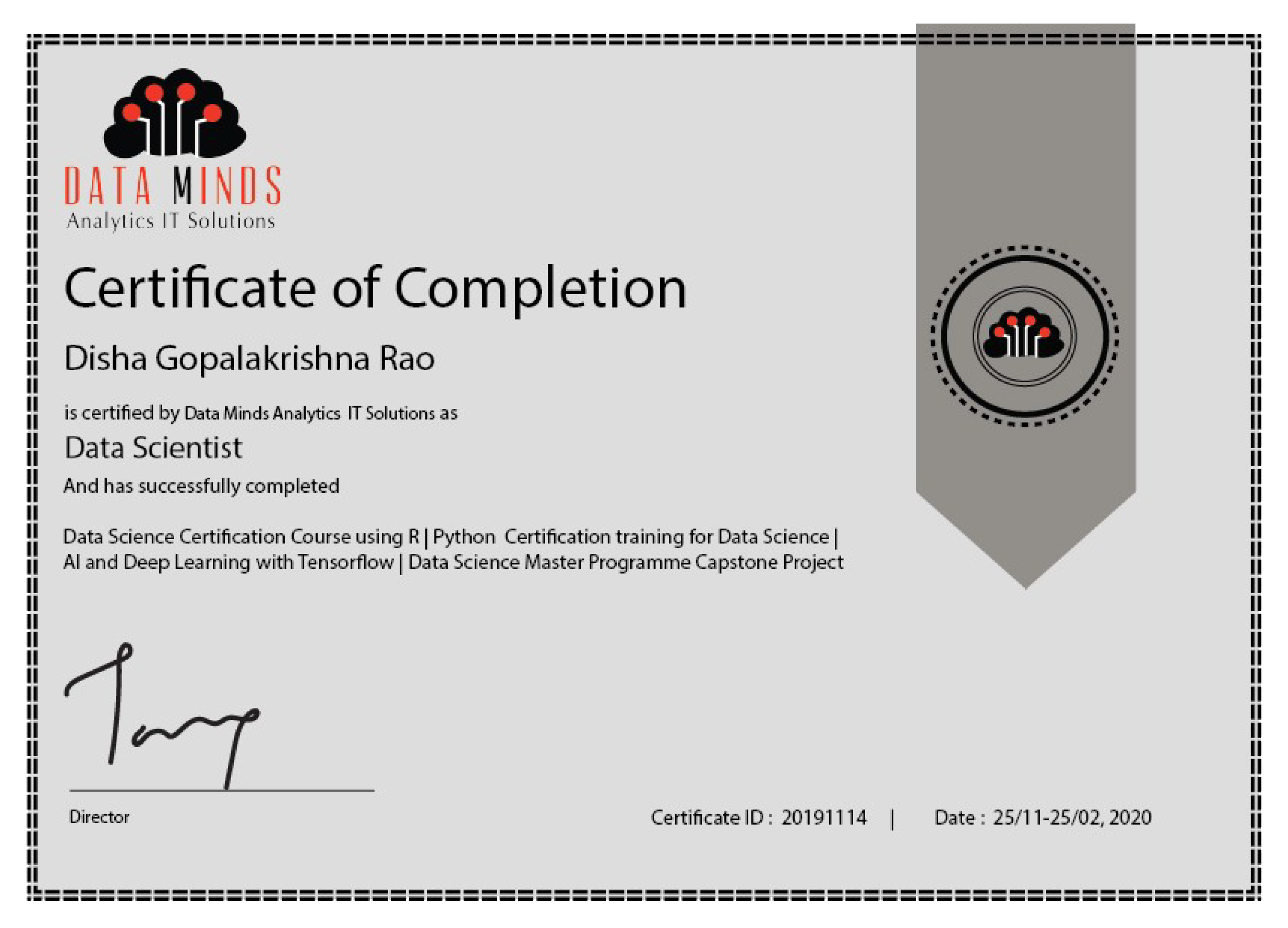 Data Science Course, Hyderabad | Dataminds | Enroll Now