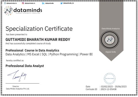 Best Data Analytics Course with Placement Guarantee | Hyderabad